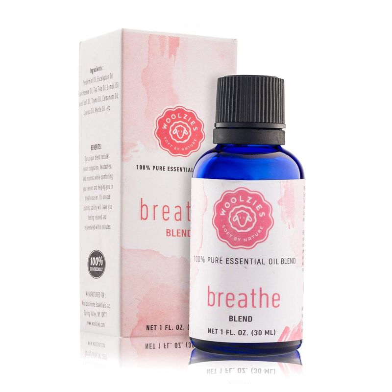 Woolzies Breathe Essential Oil Cold Stopper Blend For Cold, Cough ...