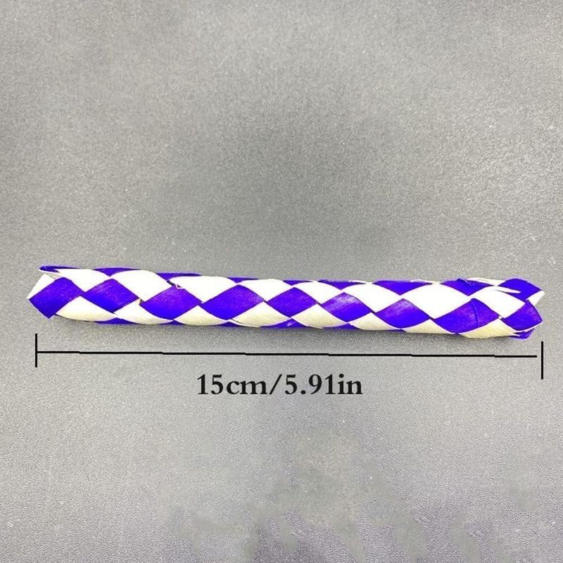 Hehglng 6 Pcs Blue, Green and Red Classic Finger Traps Chinese Finger ...