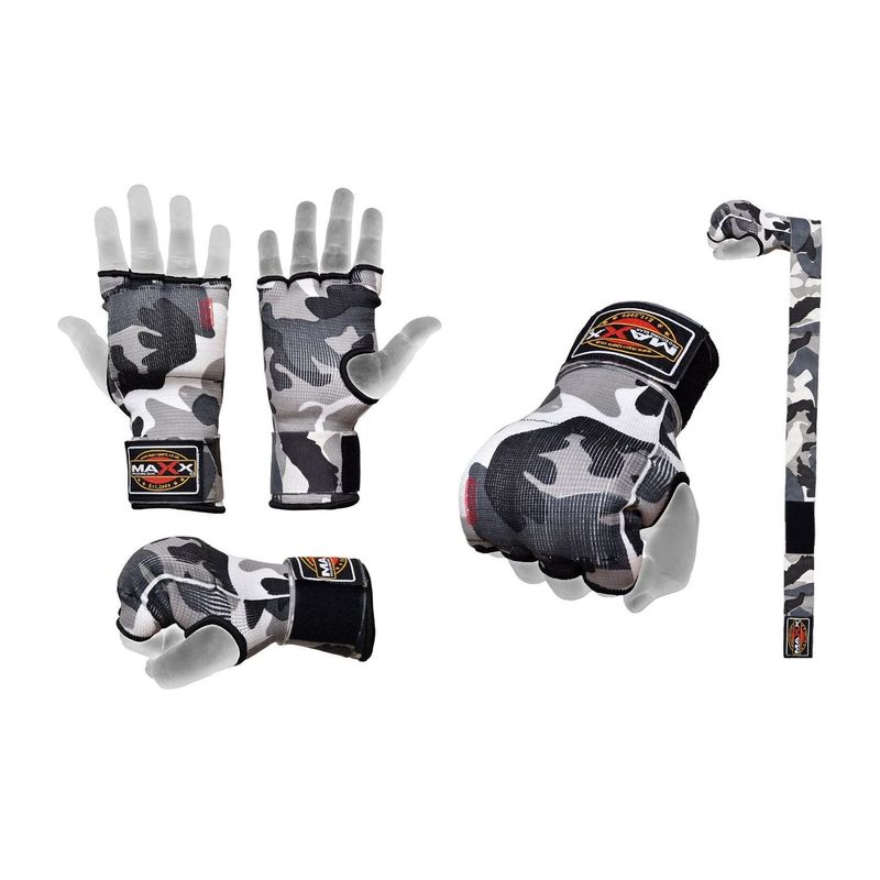 MAXX New Gel Inner Hand Wraps Boxing Gloves Fist Padded Bandages Mma ...