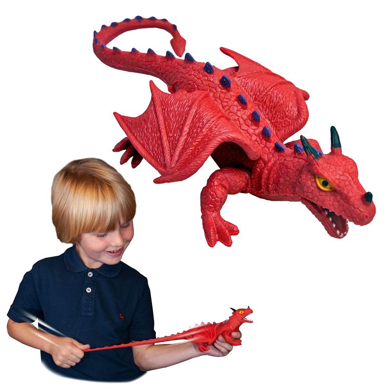 Rep Pals - Dragon, Stretchy Toy from Deluxebase. Super Stretchy Animal ...