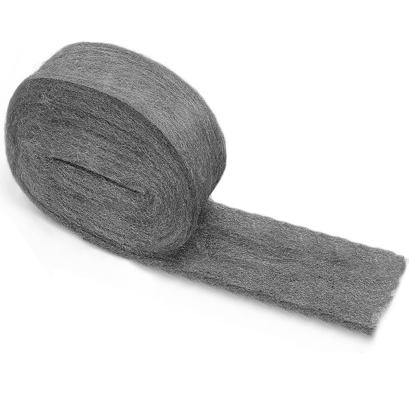 iunio Steel Wire Wool, 3 Meter Pack Wire Wool Mice 0000 Coarse Wire ...