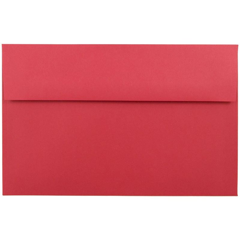JAM PAPER A10 Colored Invitation Envelopes - 6 x 9 1/2 - Red Recycled ...