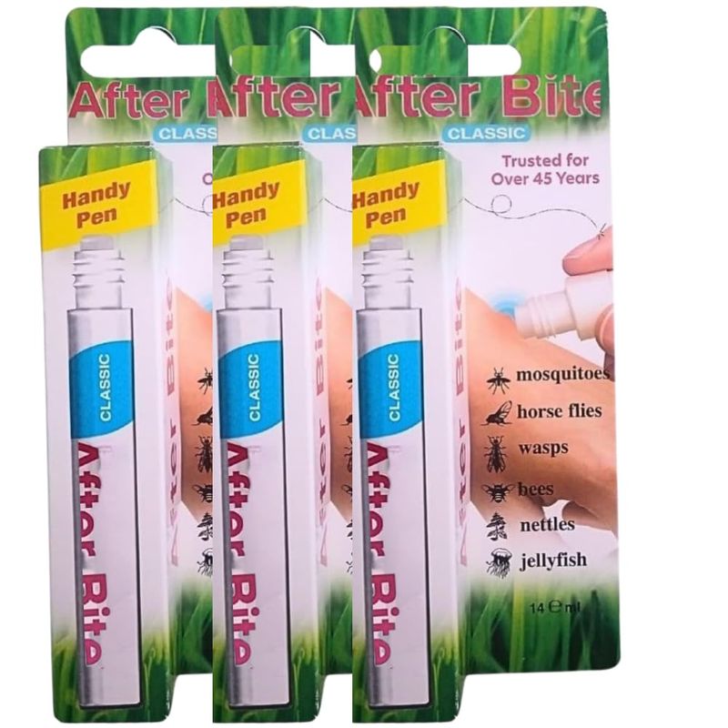 After Bite Classic Handy Pen 14ml x 3, Insect Bite Relief, Fast-Acting ...