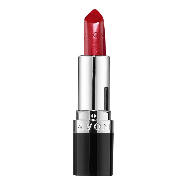 Avon Ultra Shimmer Lipstick Ruby Glitz, with a Moisture-retaining ...