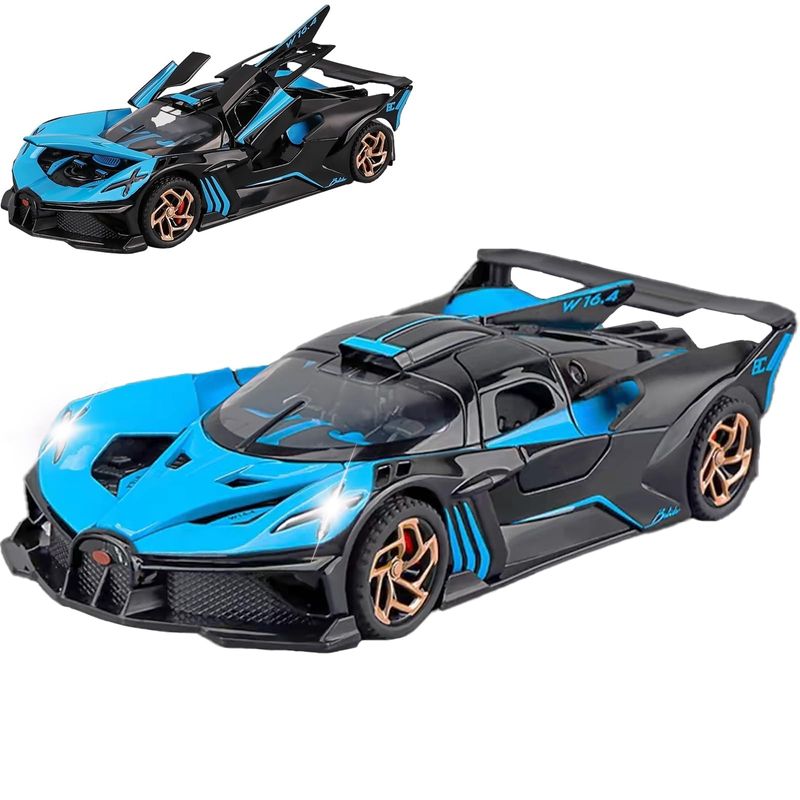 Toy Cars Compatible Bugatti Bolide Cars Toy Model Car Alloy 1:32 ...