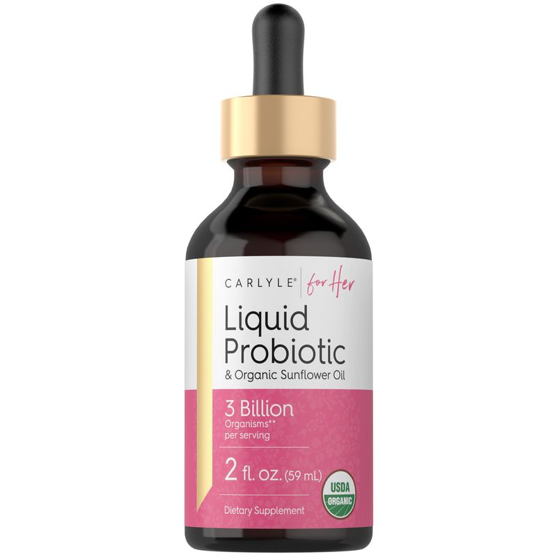 Liquid Probiotic for Women | 2 fl oz | with Organic Sunflower Oil | by ...
