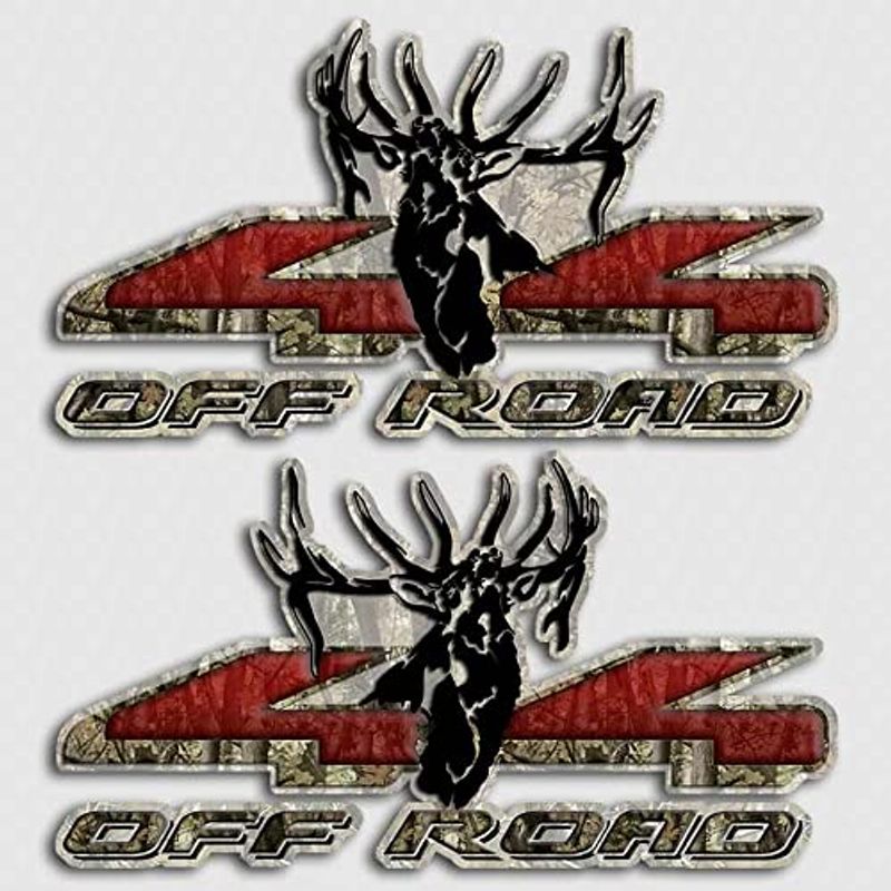 Elk 4x4 Camouflage Truck Hunting Archery Off Road Decal Set - Online ...