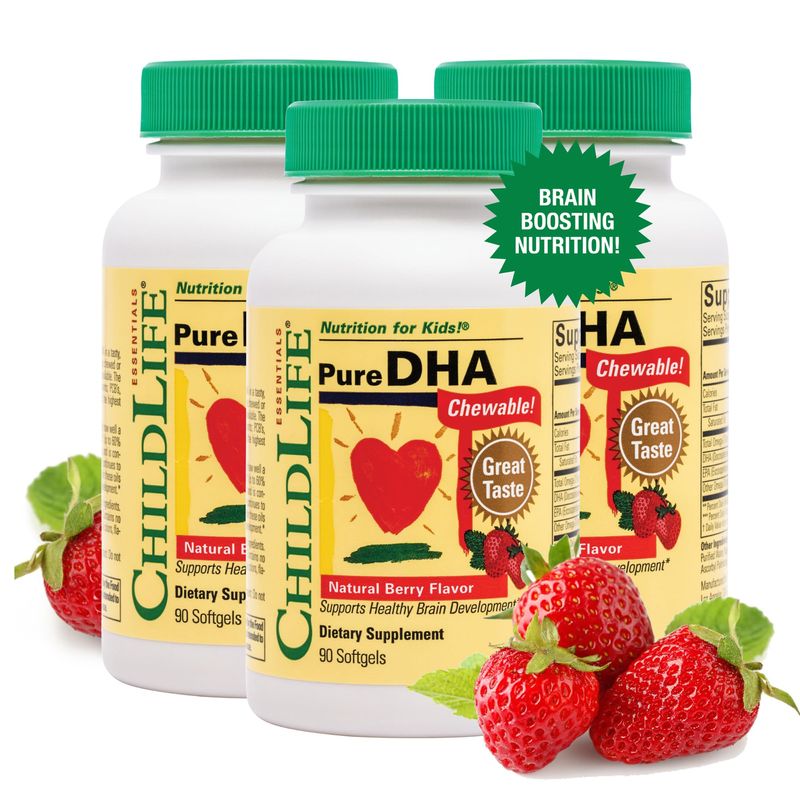CHILDLIFE ESSENTIALS Pure DHA Dietary Supplement - DHA for Kids ...