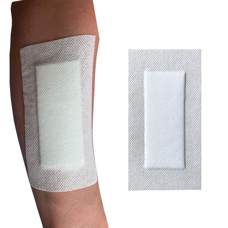 Adhesive Sterile Wound Dressings (Pack of 10) - Suitable for cuts and ...