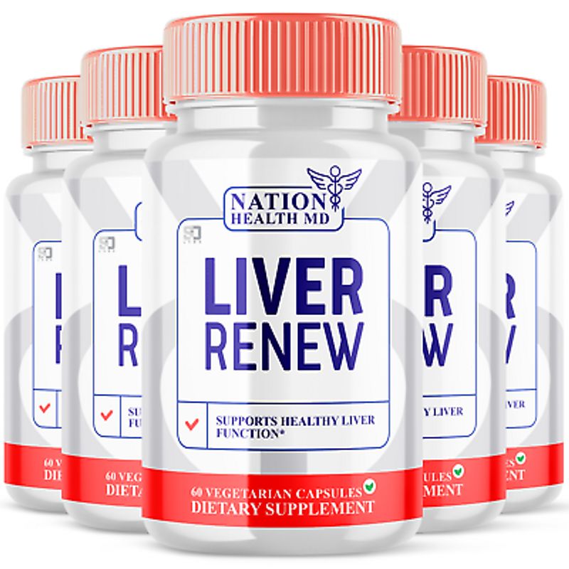 Liver Renew Daily Support for Liver Health and Wellness (5 Pack ...