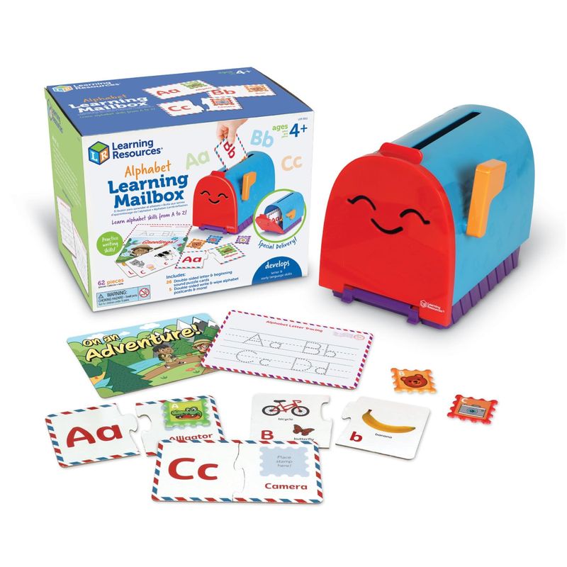 Learning Resources Alphabet Learning Mailbox, Alphabet Toy, A Fun ...