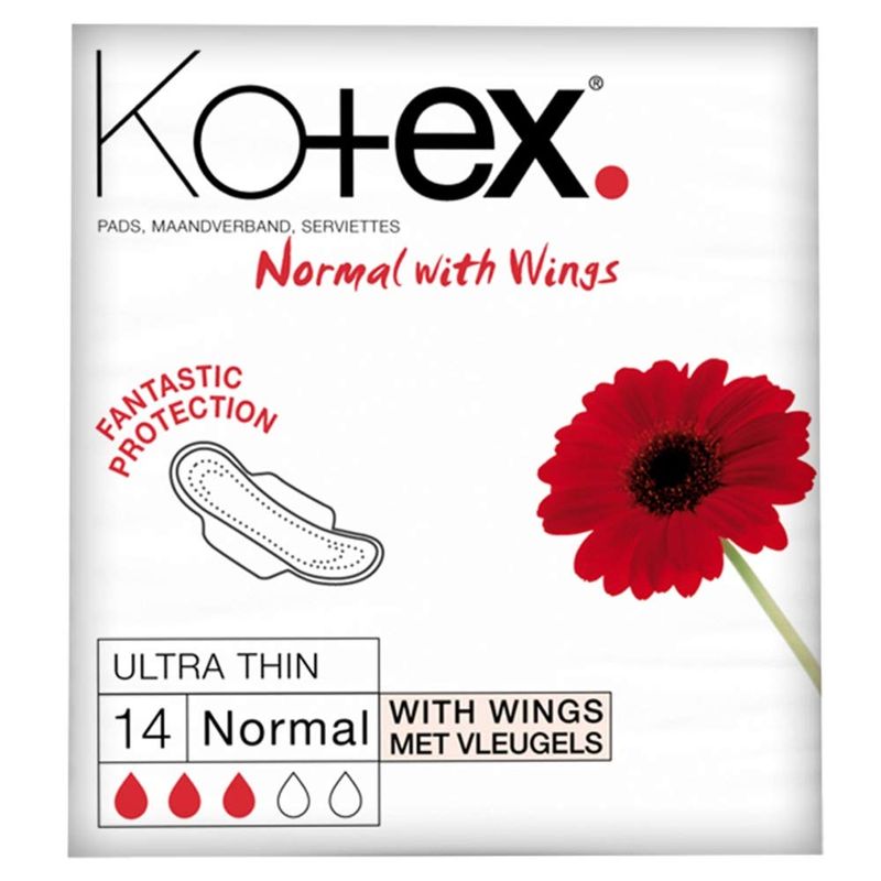 Kotex Ultra Thin Normal Plus Sanitary Towel Pads, 14 in a Pack ...