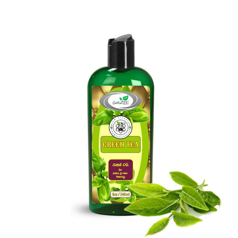 AntioxiTEA Green Tea Seed Oil (Camellia Sinensis), Virgin - 8oz (240ml ...