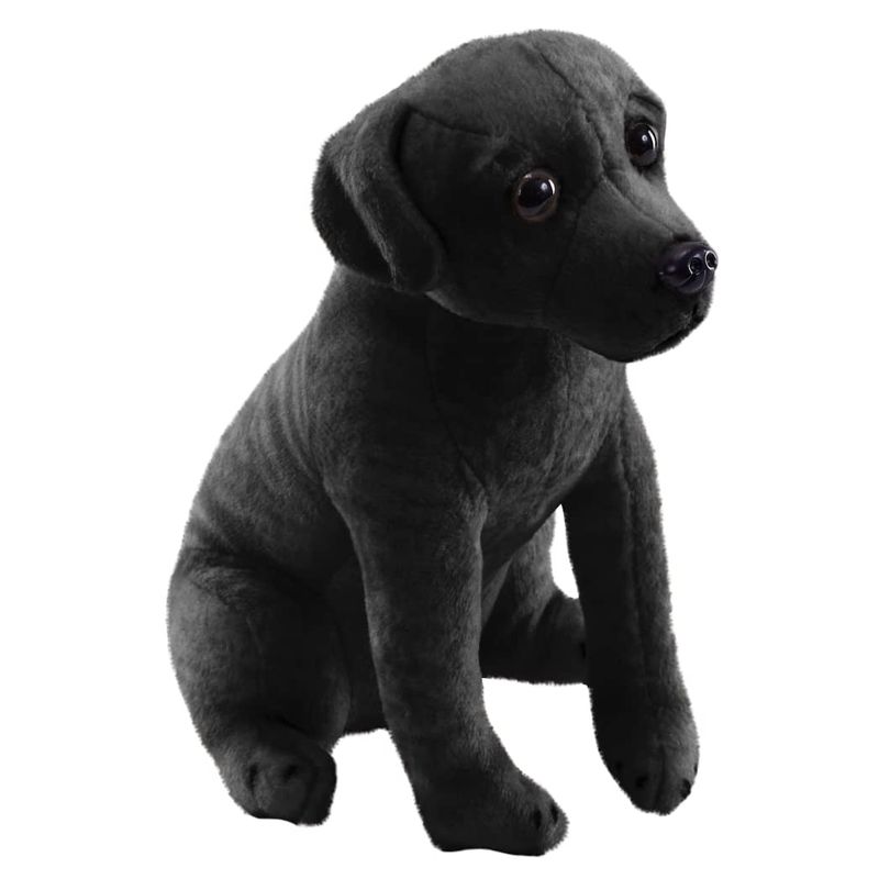 Wild Republic Rescue Dog, Black Labrador, Stuffed Animal, with Sound, 5 ...
