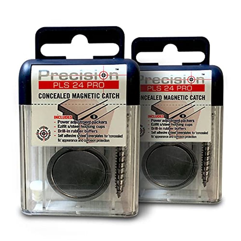 Precision Lock PLS 24 PRO Concealed Magnetic Catch for Light to Heavy ...