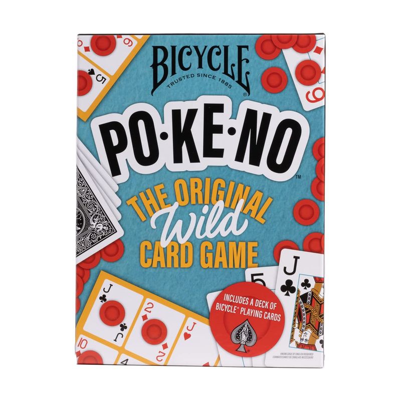 Bicycle Pokeno Playing Card Game Pack (Includes 1 Deck, Scorecards, and ...