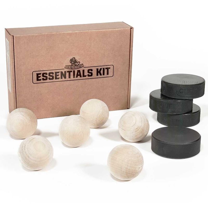 Hockey Revolution Essentials Kit - Wooden Swedish Stickhandling Balls ...