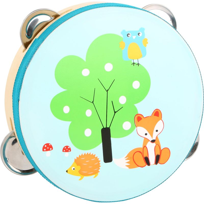 Small Foot 10721 Wooden Tambourine Small Fox, child-friendly musical ...