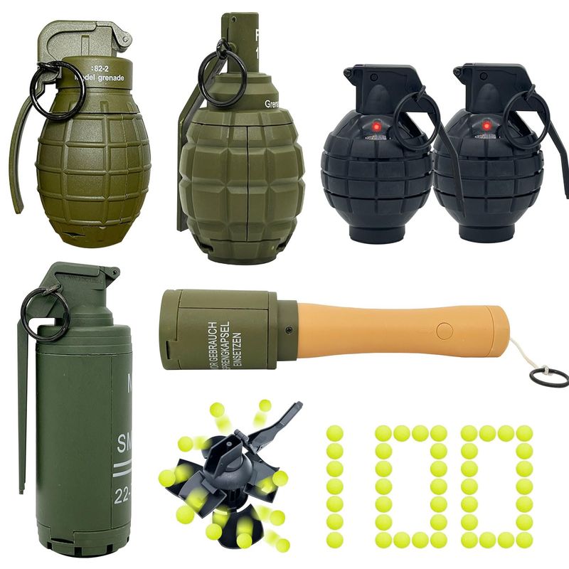 REGLORY Toy-Hand Grenade for CS Battle Game, 6pcs Tactical CS-Grenade ...
