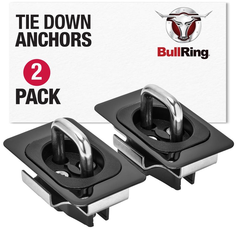 Bull Ring Retractable Flush Fit Truck Bed Tie Down Anchors, Built for ...