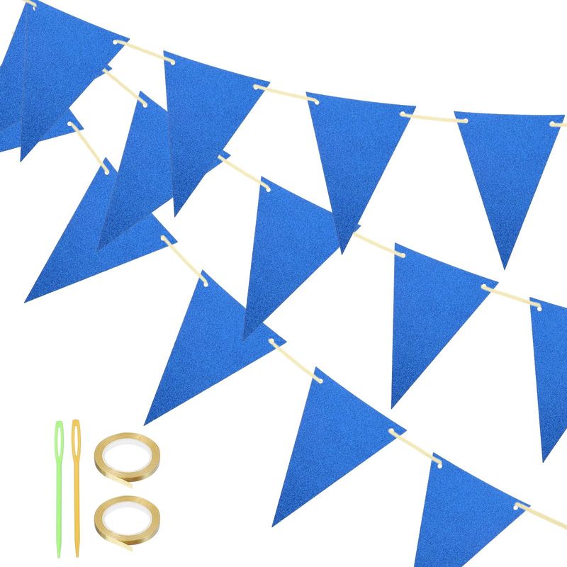 PATIKIL Pennant Banner Flags, 2 Set 16.4 Feet Triangle Banners for ...
