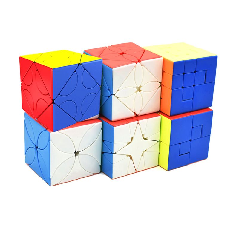 Yealvin Speed Cube Set Stickerless Puzzle Cube Bundle of Polaris Cube ...