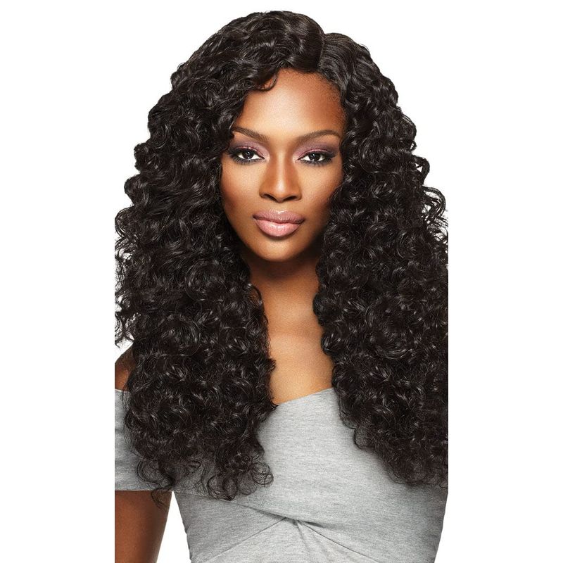 Outre Purple Pack Brazilian Boutique Wavy Style Human Hair Blend Weaves ...
