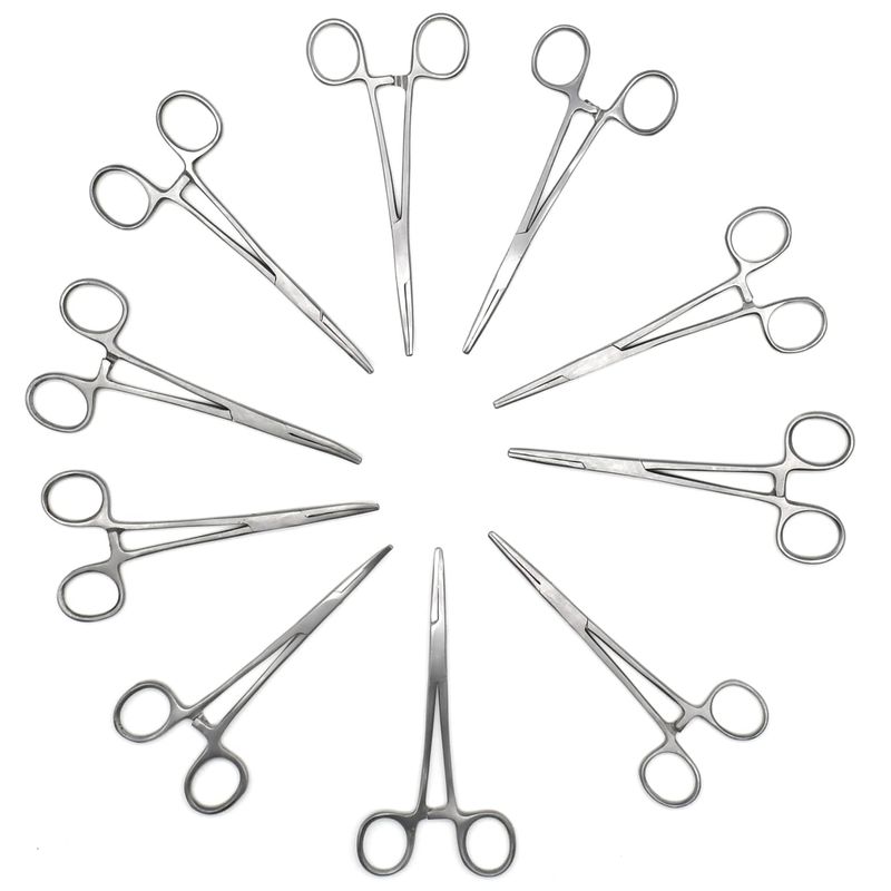 10 Assorted Kelly Locking HEMOSTAT Forceps 5.5" Ideal for All Types of ...