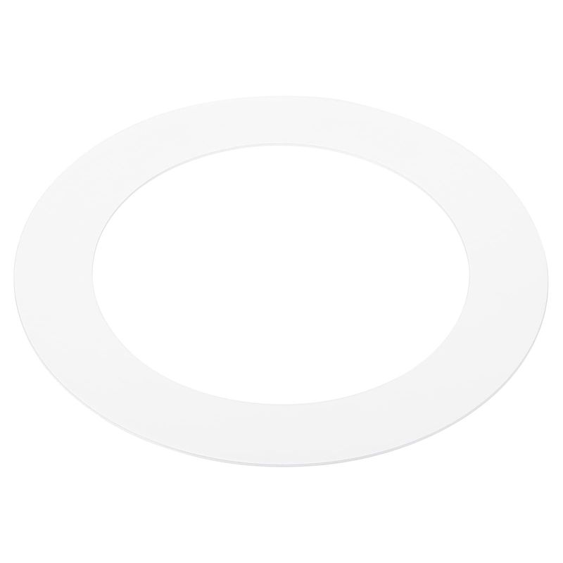 PATIKIL 3.2" ID 4.5" OD Light Trim Ring, White Goof Ring Matte Circular ...