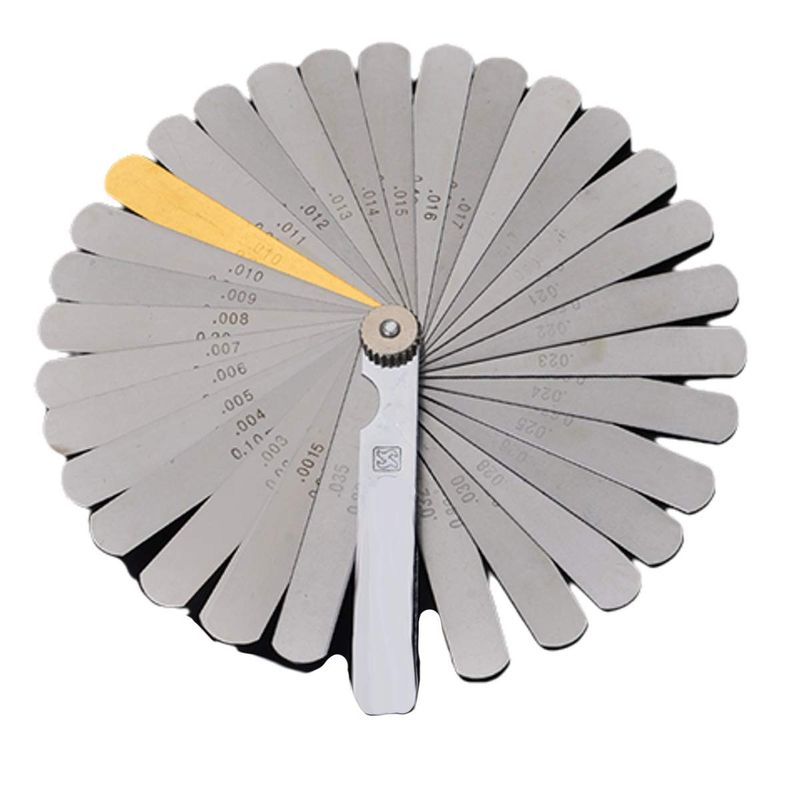 Edward Tools Harden 32 Piece Feeler Gauge Set - Metric/Inch - (0.04-0. ...