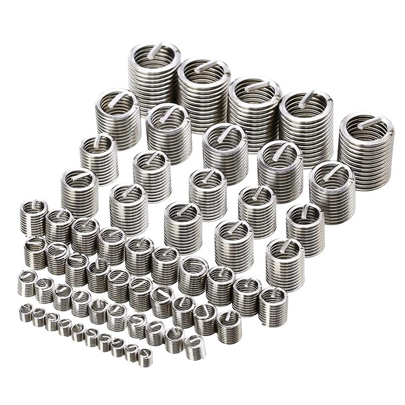 Thread Repair Insert Kit, 60pcs Stainless Steel Thread Repair Insert Kit M3 M4 M5 M6 M8 M10 M12 ...