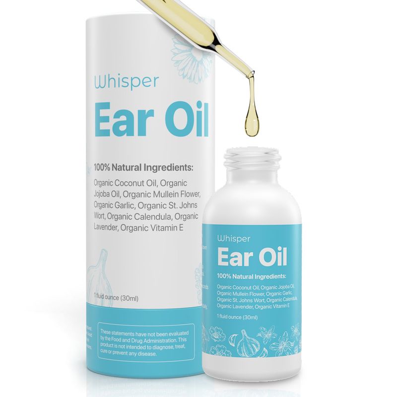 Ear Oil Drops | Garlic Mullein Ear Drops for Clogged Ears, Ear ...