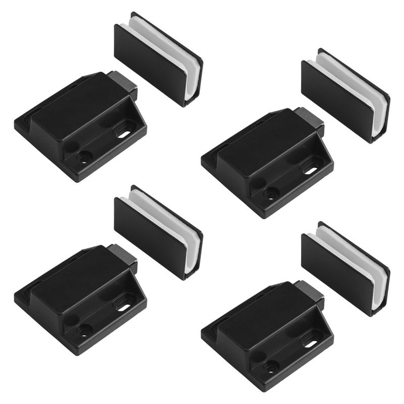 UFURMATE Glass Door Magnetic Catch Latch Closures, 4 Set Push Open ...