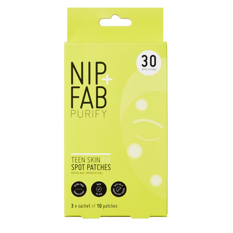 Nip+Fab Teen Skin Spot Patches, 30 Patches, Perfect for Blemish-Prone ...