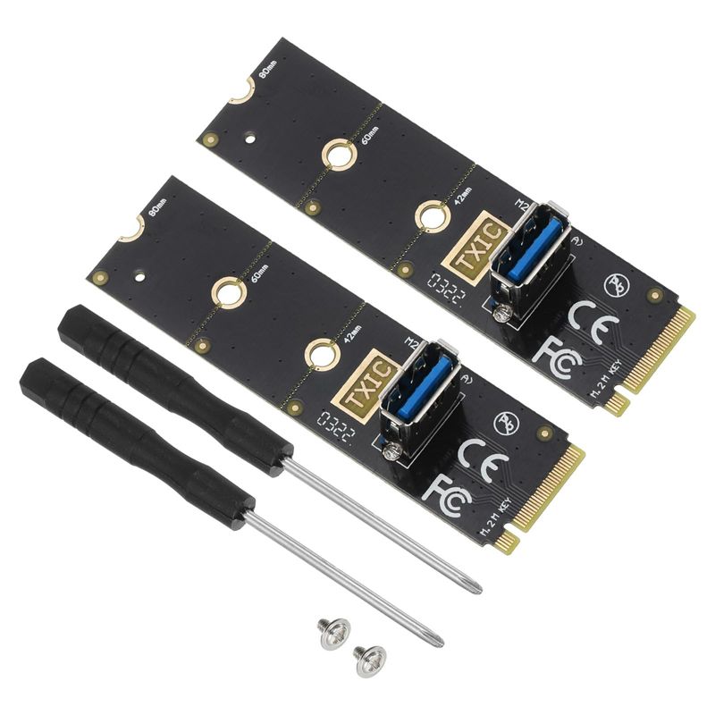 MECCANIXITY M.2 NVME to USB3.0 PCI-E Riser M2 Slot Extended GPU ...