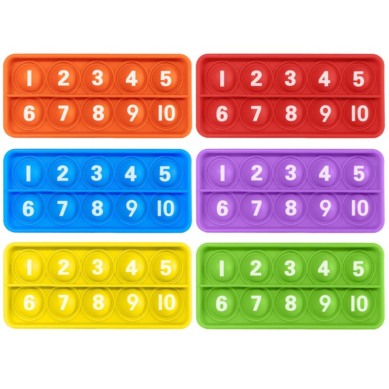 Popokeegoo Ten Frame Interactive Pop Sensory Bubble Poppers - Push ...