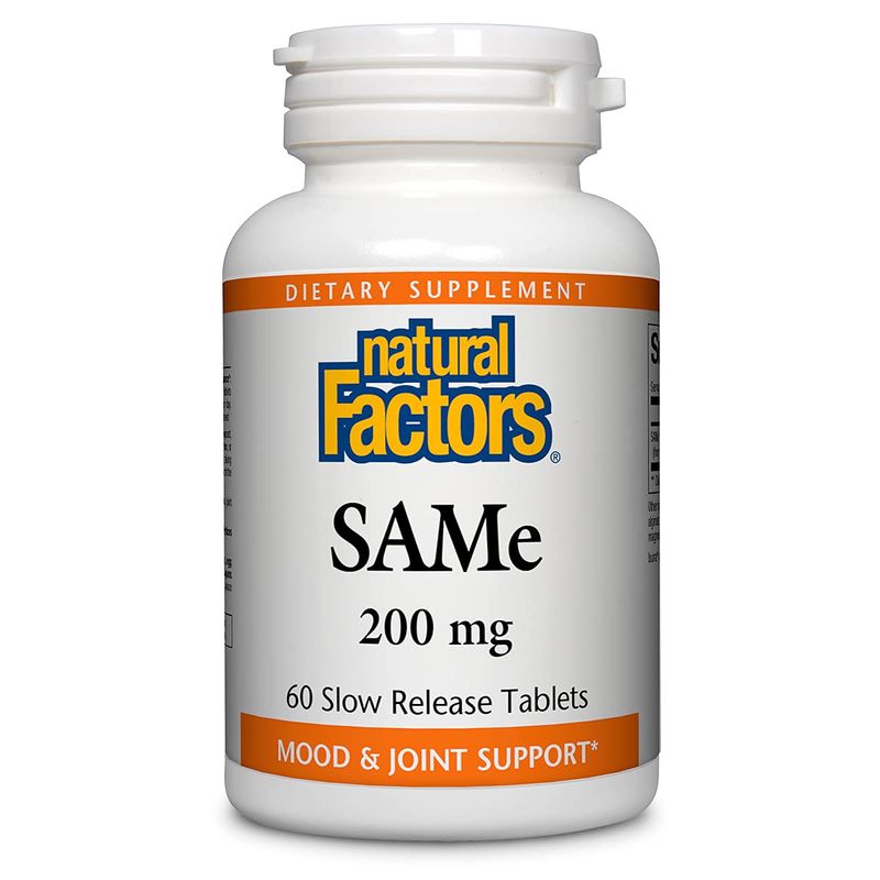 Natural Factors, SAMe 200 mg, Helps Elevate Mood and Improve Joint ...