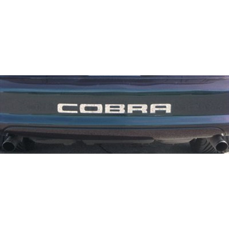 System Skins 1996-98 & 01 Ford Mustang Cobra Rear Bumper Vinyl Inserts ...