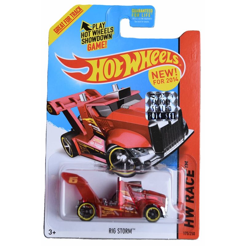 Hot Wheels Rig Storm, Race 175/250, red - Online Marketplace - EveryMarket