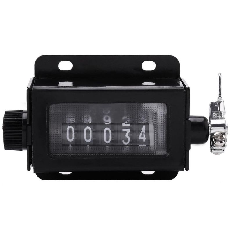 Plastic 5 Digit Tally Counter, Walfront Hand Mechanical Clicker Lap ...