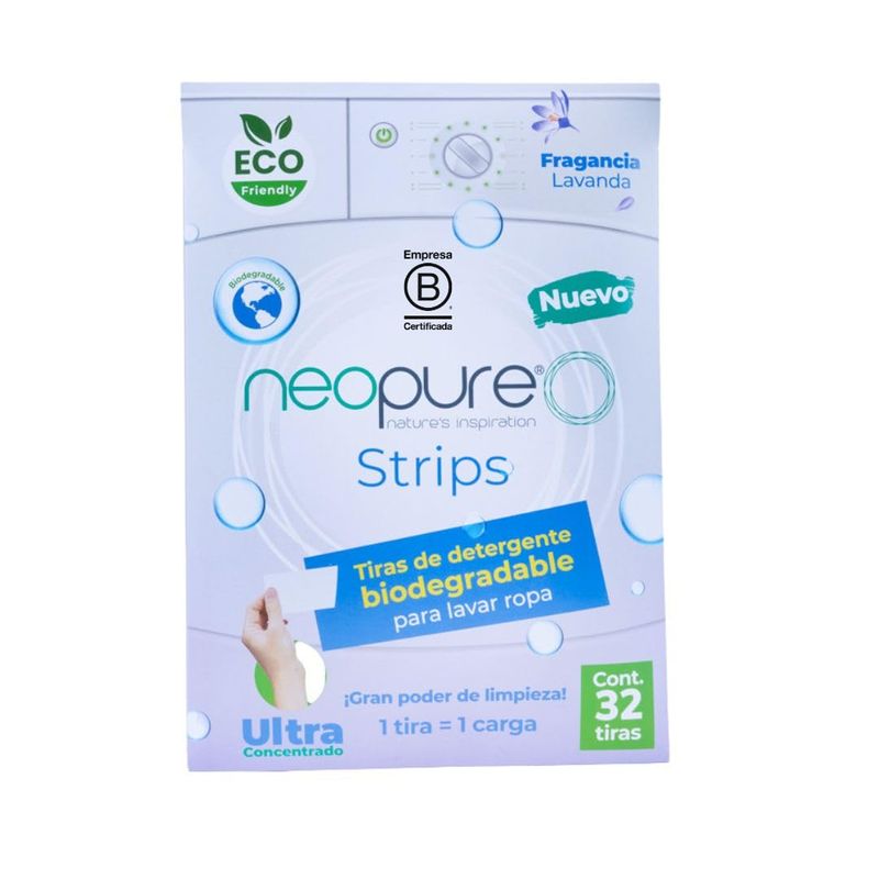 Detergente Eco Strips Hipoalergénico Biodegradable en Tiras Láminas ...