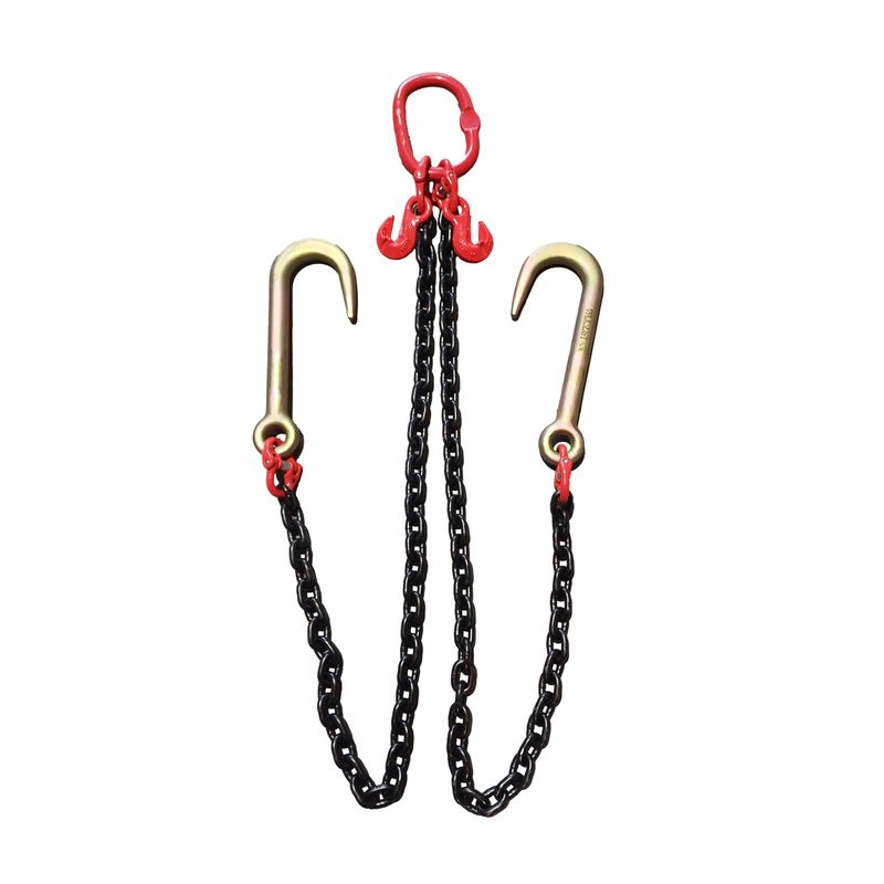 Chain Winch Brothers With J Hooks - 8mm 2 Leg Chain - Winch Assist ...