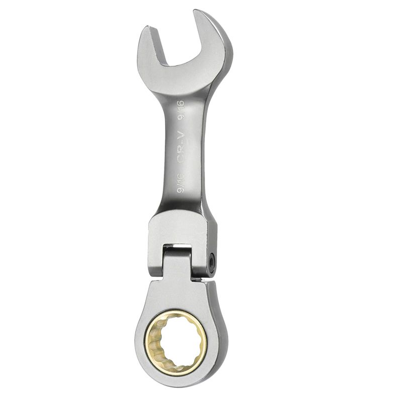 uxcell Flex Head Ratchet Wrench Spanner 9/16" SAE Ratchet Combination ...