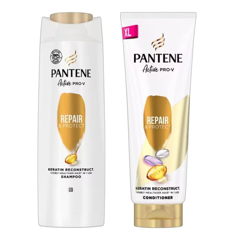 Pantene Repair & Protect Shampoo 500ml and Conditioner 350ml Set ...