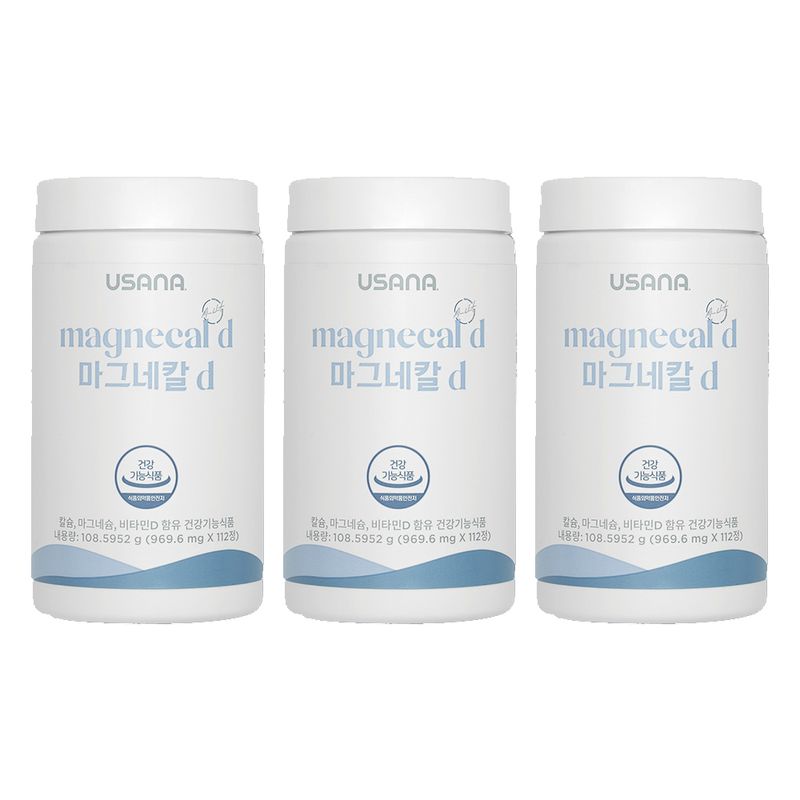 USANA Magnecal D 112 tablets x 3 bottles Bone health and dental health ...