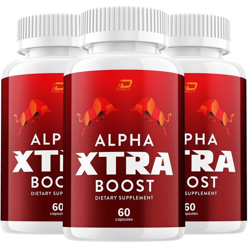 (3 Pack) Alpha Xtra Boost for Men Capsules - AlphaXtraBoost Vitamin ...