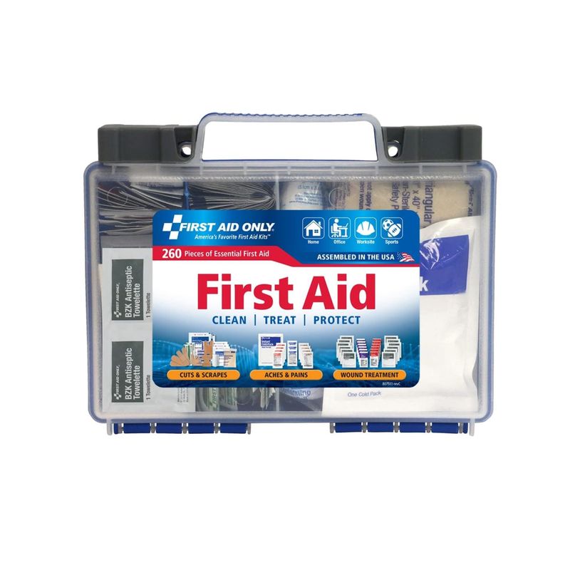First Aid Only 91248 OSHA-Compliant First Aid Kit, All-Purpose 50 ...