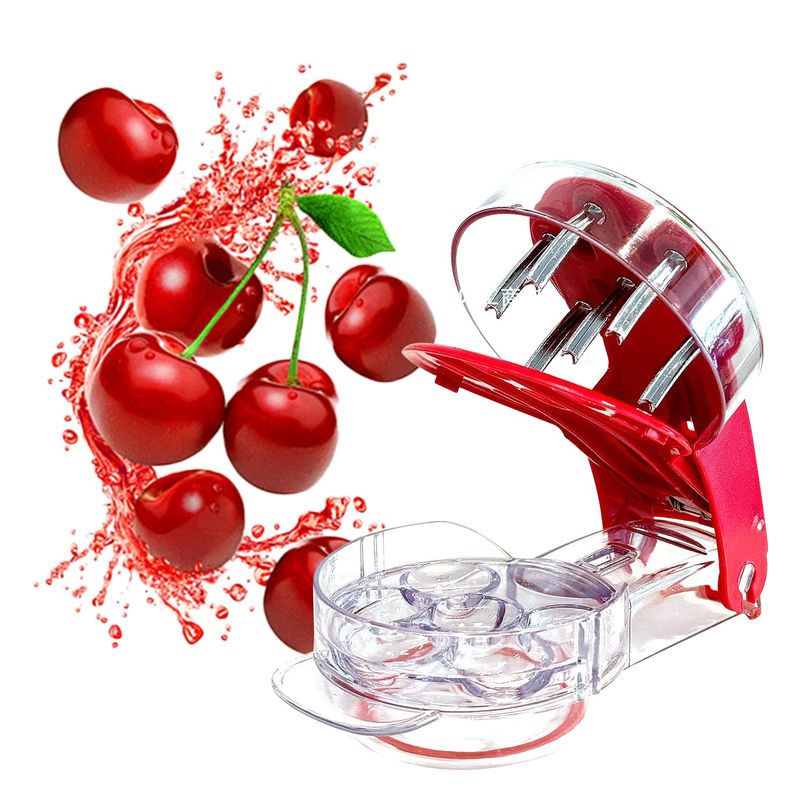 Cherry Pitter, Multi Cherry Stoner, Stainless Steel Multiple Cherry ...