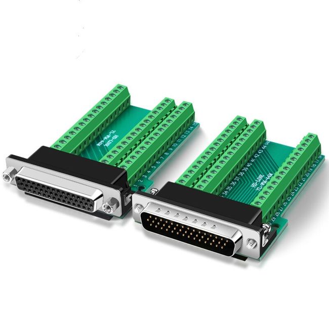 DB44 44 Pin Female Male Mini Terminal Breakout PCB Board Adapter DIN ...