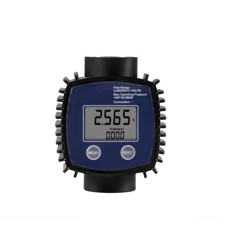 RAAKIMO Flow Meter, Turbo Digital, Turbine Electronic Digital Display ...